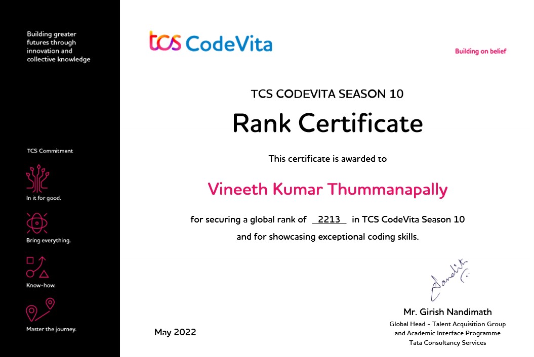 Vineeth Thummanapally